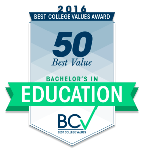 50 Best Value Bachelor’s in Education: Best College Values Award 2016 ...