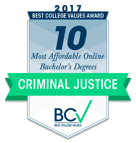 10 Most Affordable Online Bachelor’s Degrees in Criminal Justice 2017 – Best College Values